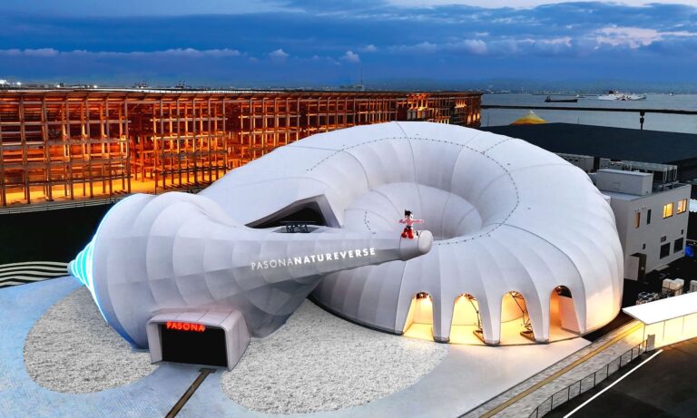 こちらは完成全体図になります。（写真は、大阪・関西万博 PASONA NATUREVERSE | パソナグループより引用）